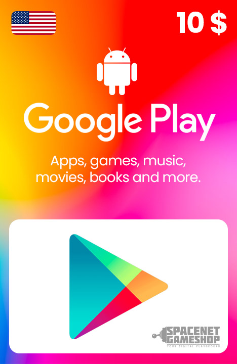 Google Play Gift Card $10 USD [US]