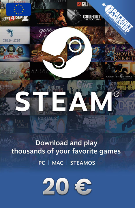 Steam Wallet €20 EUR [EU]