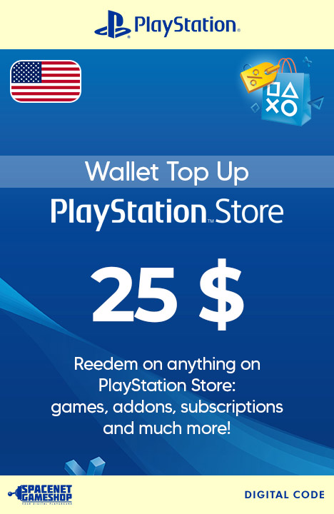 PSN Card $25 USD [US]