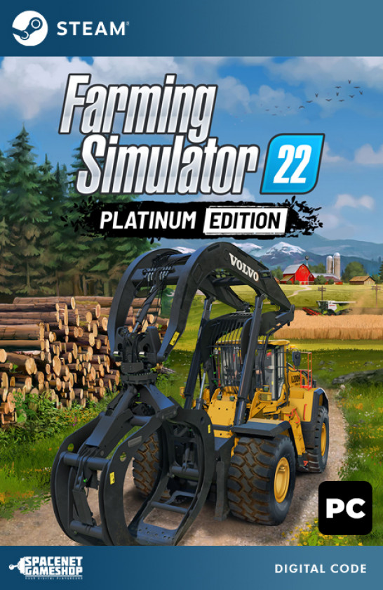 Farming Simulator 22 - Platinum Edition Steam CD-Key [GLOBAL]